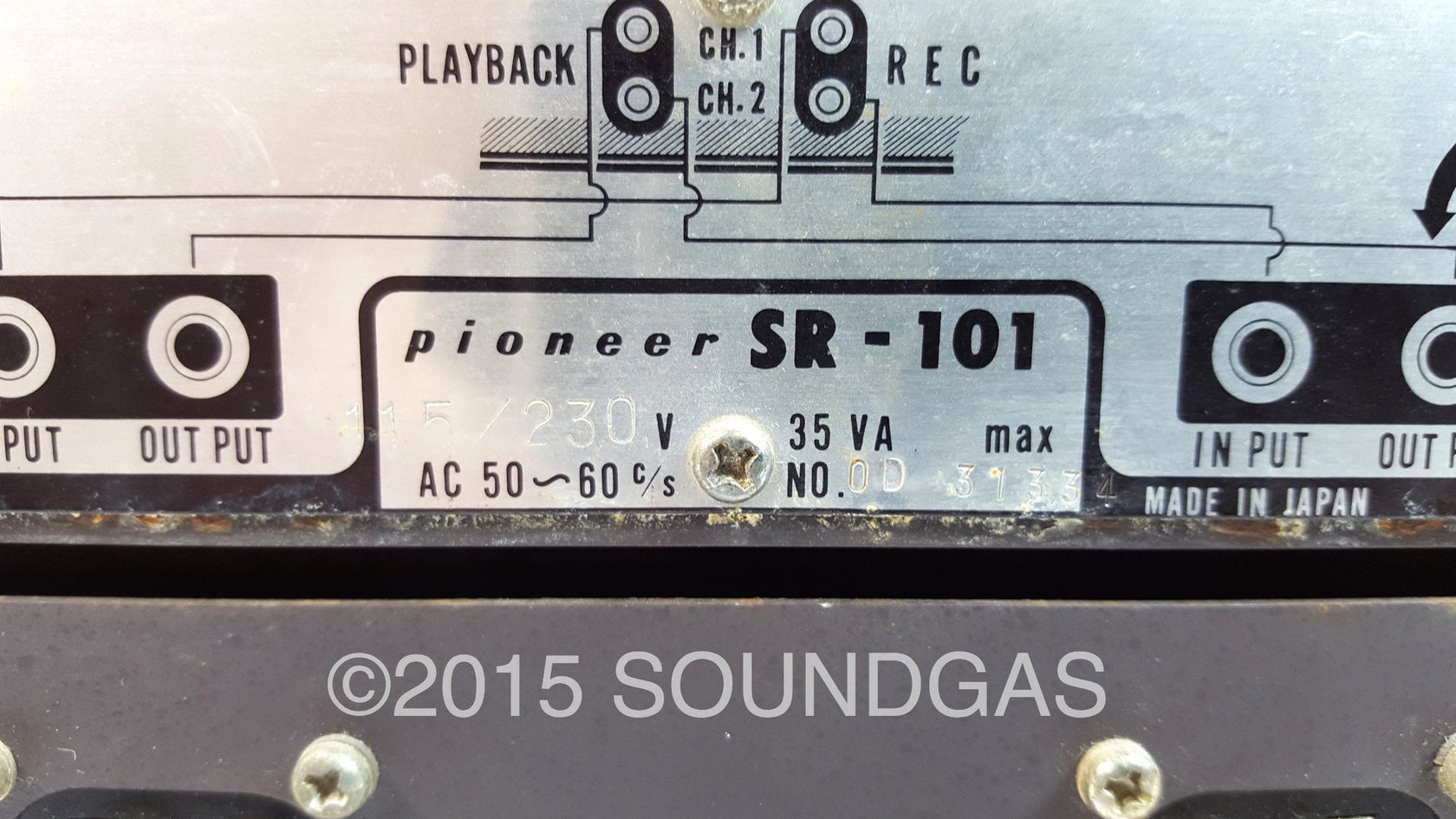 PIONEER SR-101 valve spring reverb FOR SALE – Soundgas