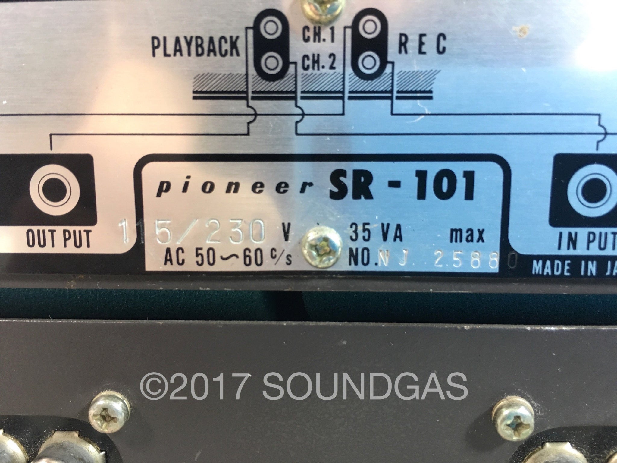 Pioneer SR-101 FOR SALE – Soundgas